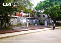 China Outdoor Prefabricated Modular Clear Dome House with Sliding Door for sale