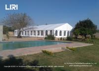 China Large Clear Span Waterproof White Marquee For Wedding and Ceremony for sale