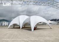 China 8m Aluminum Crossover Outdoor Hexagonal Dome Frame Tents For Trade Show for sale