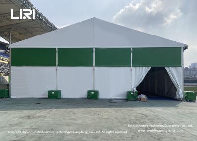 China Big Aluminum Event Tent With Green And White PVC For Basketball Sport Field for sale