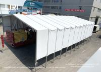 China Large Folding Car Garage Tent Flexible Mobile Aluminum Manual Telescopic Sliding Shed for sale