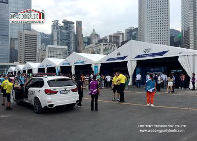 China 3m-60m Width aluminum and PVC white clear span tent for outside sport events for sale