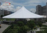 China Waterproof White Color High Peak Tents / Wedding Reception Tent For Outdoor Event Party for sale