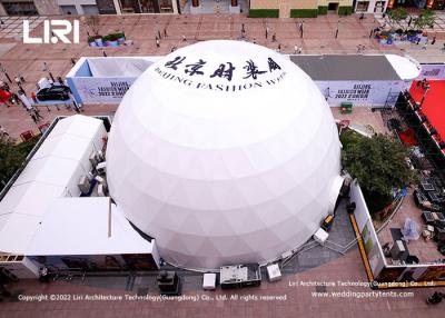 China Wholesale Wedding Amazing Outdoor PVC Advertising Commercial Exhibition Event Geodesic Dome Tent for Fashion Show for sale