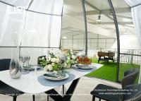 China 360 Degree Transparent PC Bubble Crystal Dome Tent Outdoor Leisure Restaurant House for sale