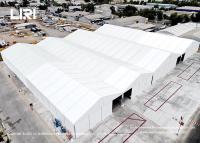China Heavy Duty Aluminum Frame Warehouse Tent Storage Construction 100KM/H Wind Loading for sale