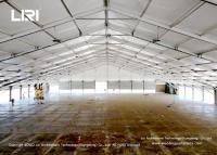 China Heavy Duty Aluminum Frame Warehouse Tent Storage Construction 100KM/H Wind Loading for sale
