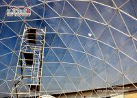 China 9m Diameter clear PVC Geodesic Dome Tents with glass door for outdoor events for sale