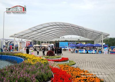 China 30m Width clear top arcum outdoor event tents with open sidewall for sports for sale