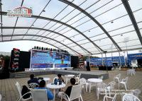 China 30m Width clear top arcum outdoor event tents with open sidewall for sports for sale