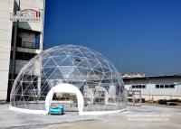 China 12m Diameter Transparent PVC Top Half Dome Tent for Outdoor Events Party for sale
