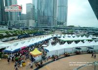 China Transparent Event Pagoda Gazebo Tent , Aluminum Frame Removable Equipment Marquee for sale