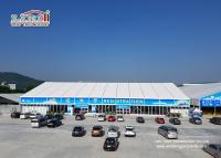 China 40m x 125m Stronger Outdoor Exhibition Tents with Glasss Wall and Aluminium Alloy Frame for sale