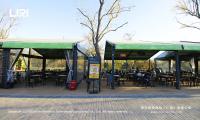 China Liri Black Aluminium Frame Outdoor Event Tents With Green Waterproof Pvc Cover for sale