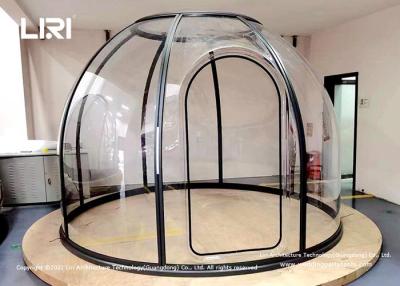 China Round Waist Shape Crystal Dome House For Outdoor Event Exhibitons for sale