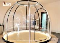 China Round Waist Shape Crystal Dome House For Outdoor Event Exhibitons for sale