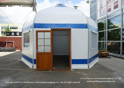 China Portable Luxury Mongolian Yurt Glamping Tent 12m Easy installation for sale
