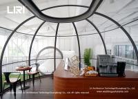 China Transparent Crystal Dome House With Aluminum Alloy Structure And PC Board for sale