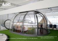 China Transparent Crystal Dome House With Aluminum Alloy Structure And PC Board for sale