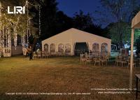 China Four Channel Aluminum Tent with White pvc cover For Outdoor Wedding Events for sale