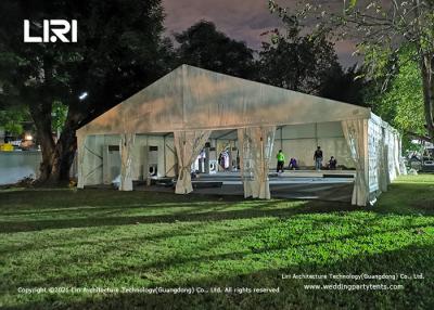 China Four Channel Aluminum Tent with White pvc cover For Outdoor Wedding Events for sale