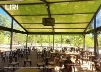 China Big 20x40 Clear Top Glamping Cabana Tent Restaurant Outdoor Dining for sale