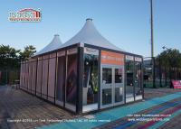 China Aluminum Alloy 6m Movable Modular Tent For Temporary Exhibition Hall for sale