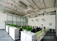 China Luxury Glass Wall Flat Roof Aluminum Tents For Office 20m X 40m X 8m for sale