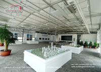 China Luxury Glass Wall Flat Roof Aluminum Tents For Office 20m X 40m X 8m for sale