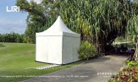 China Pagoda Outdoor Event Tents With White PVC Sidewall Flame Retardant for sale