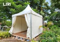 China Strong 3x3m Aluminium Small Pagoda Canopy Tent With Plain PVC Sidewalls for sale