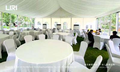 China Aluminium 6082 Outdoor Event Tents Waterproof PVC Sidewalls Tent For Wedding for sale