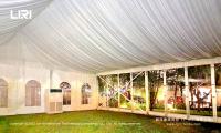 China Aluminium 6082 Outdoor Event Tents Waterproof PVC Sidewalls Tent For Wedding for sale