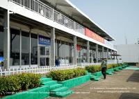 China 15m X 30m Dome Roof Glass Wall Double Decker Tent For Trade Shows for sale