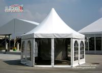 China Mini Luxury Pagoda High Peak Outdoor Tent with PVC window Sidwalls for Party for sale