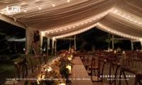 China Flame Retardant M2 Outdoor Event Tents White PVC Roof Cover UV Resistant for sale