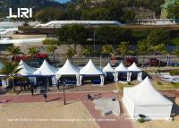 China China Liri High Peak Pagoda Party Tent White Color For Trade Shows for sale