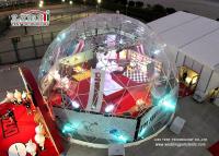 China Beautiful Aluminium Frame Half Sphere Tent Construction Tent for Festival for sale