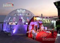 China Beautiful Aluminium Frame Half Sphere Tent Construction Tent for Festival for sale
