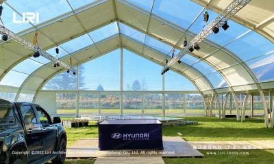 China Arcum Shape Movable Permanent Event Tent Flame Retardant for sale