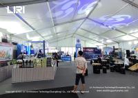 China China Liri White Color Marquee Tent 10x40m  With ABS Wall  For Outdoor Events for sale