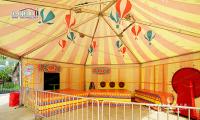 China Colorful Outdoor Event Tents , Round Marquee Tent with Colorful Roof Cover for sale