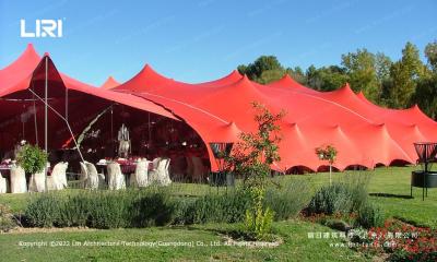 China Large Holes Fabric Festival Wedding Event Stretch Tent For 300 Seater for sale