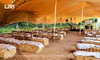 China Large Holes Fabric Festival Wedding Event Stretch Tent For 300 Seater for sale