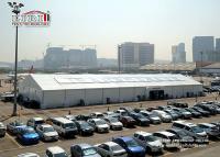 China Aluminum Outdoor Exhibition Tents , White Color PVC Sidewall Permanent Structure for sale