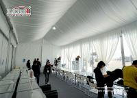 China Aluminum Outdoor Exhibition Tents , White Color PVC Sidewall Permanent Structure for sale