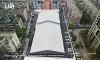 China Waterproof Outdoor Sport Tents Double PVC Coated Polyester Textile Roof Cover for sale
