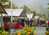 China Custom PVDF membrane Safari Nomadic House Tents For Flower Market With Logo for sale