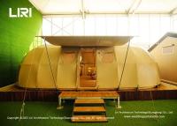 China Camp Family Tourist Luxury Glamping Tents Flame Retardant Anti UV for sale