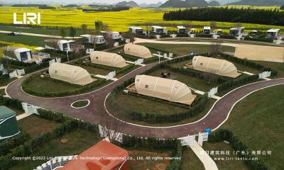 China Special Luxury Glamping Tents Hotel Snow Load 75kg/Sqm 4m Clear Span for sale